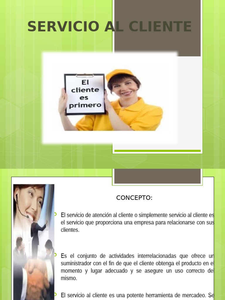 Atencion Al Cliente | PDF | Servicio al Cliente | Cliente