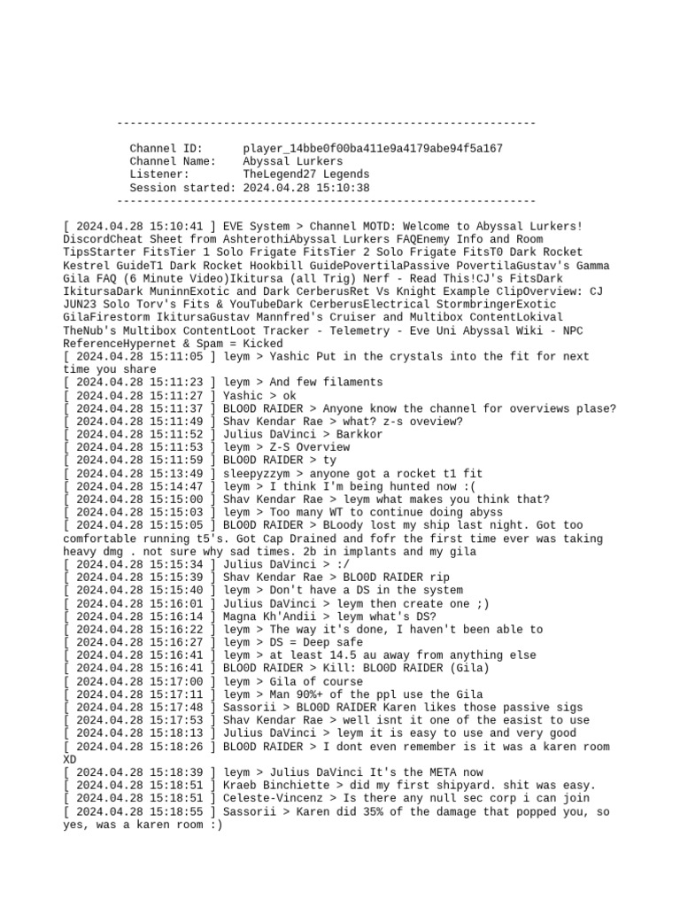 Abyssal Lurkers - 20240428 - 151038 - 2112381068 | PDF