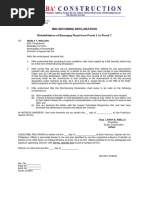 Bid Securing Declaration Sample Form | PDF | Affidavit | Notary Public