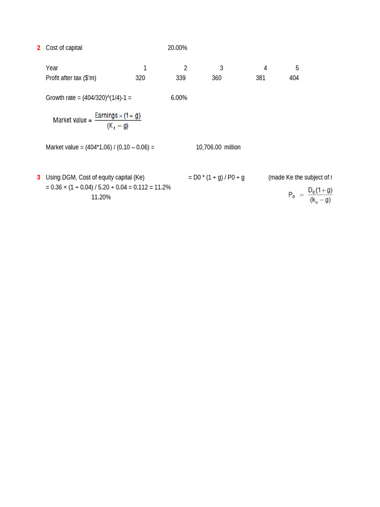 Tutorial 06 | PDF | Dividend | Cost Of Capital Tutorial 06 | PDF | Dividend | Cost Of Capital