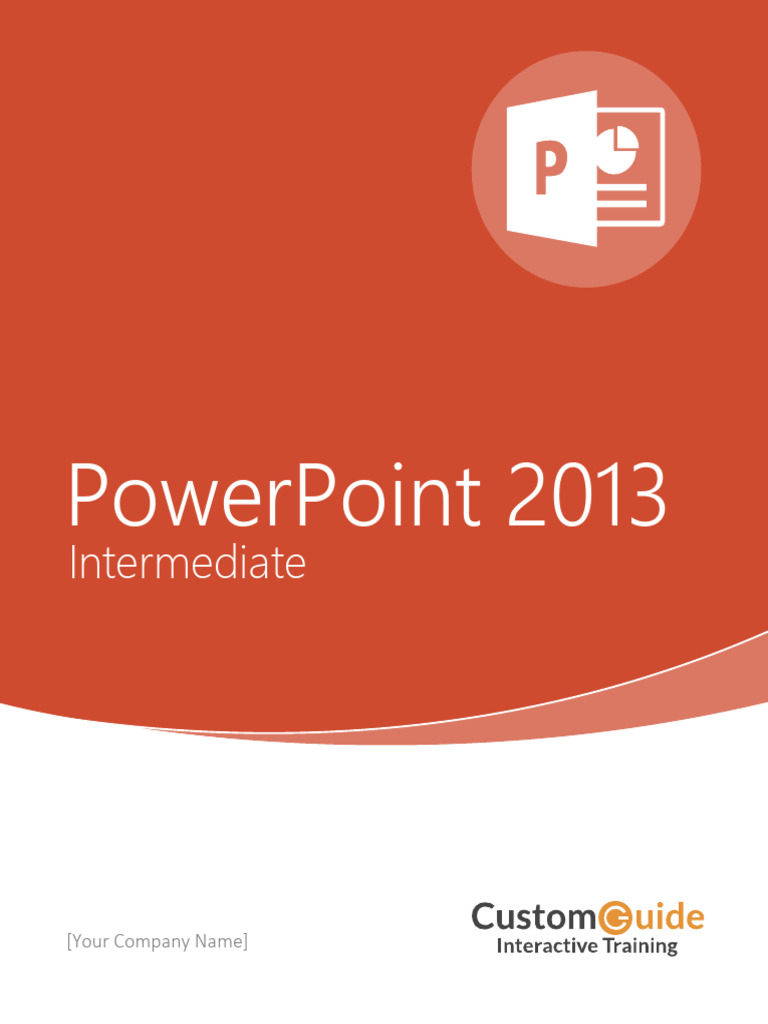 Powerpoint 2013 Intermediate Student Guide Eval | PDF | Hyperlink | Software