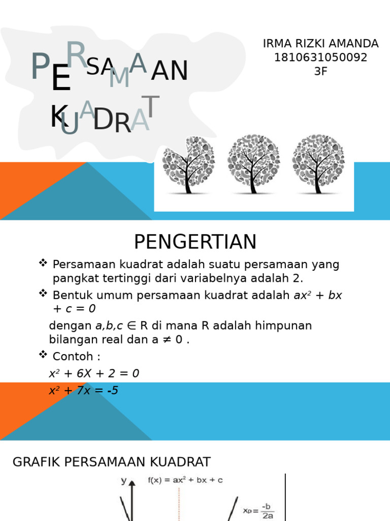 Persamaan Kuadrat 2 | PDF | Metode & Bahan Ajar