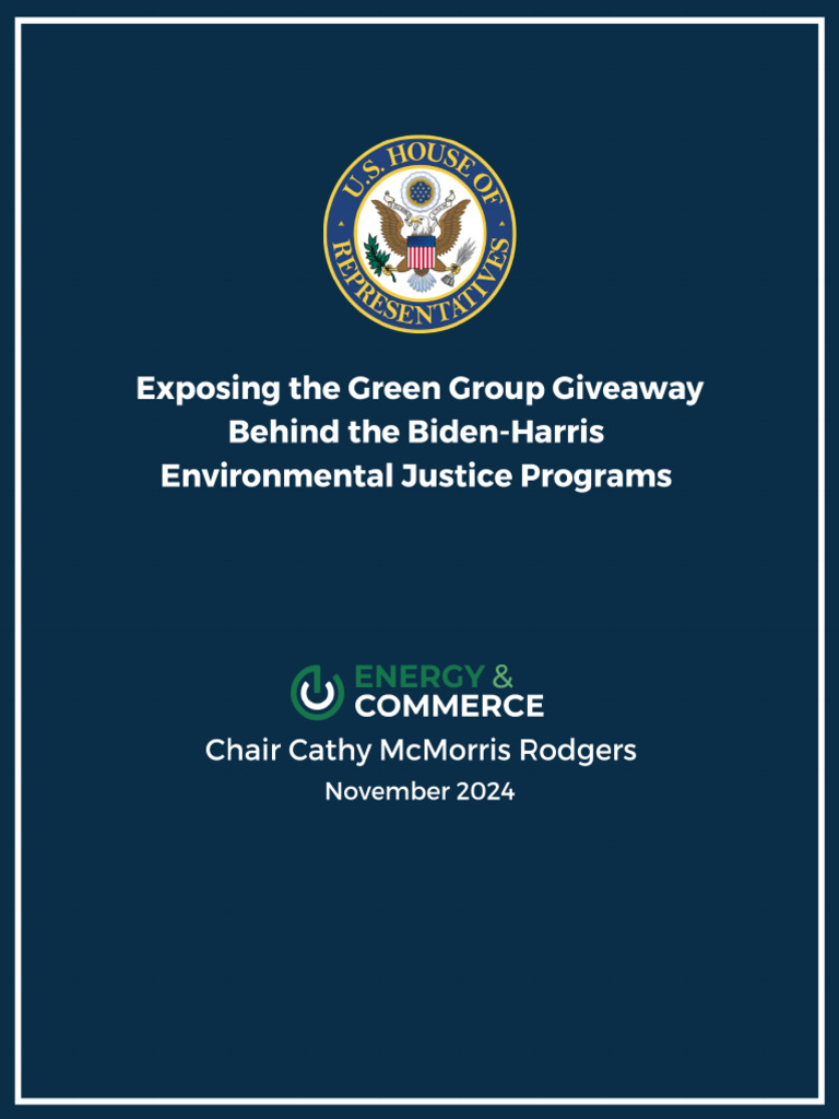 E+C EJ REPORT | PDF | United States Environmental Protection Agency ...