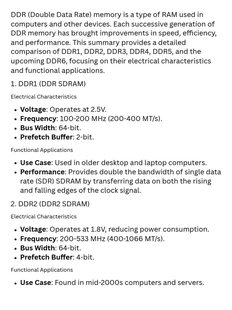 DDR | PDF | Electronics | Computer Engineering