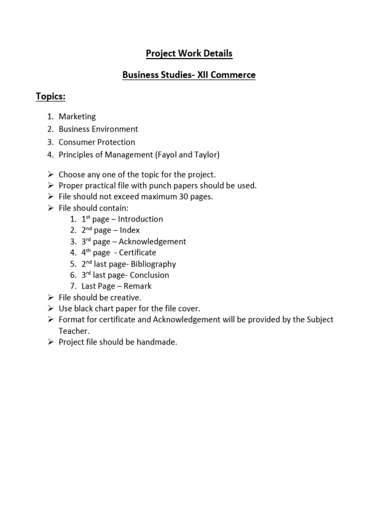 Project Work Details | PDF