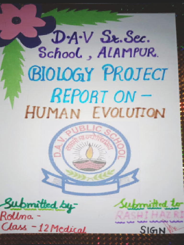 Evolution Project PDF-1 | PDF