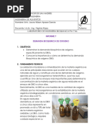 Medición de DBO5 en Agua: Guía Práctica | PDF | Agua | Oxígeno