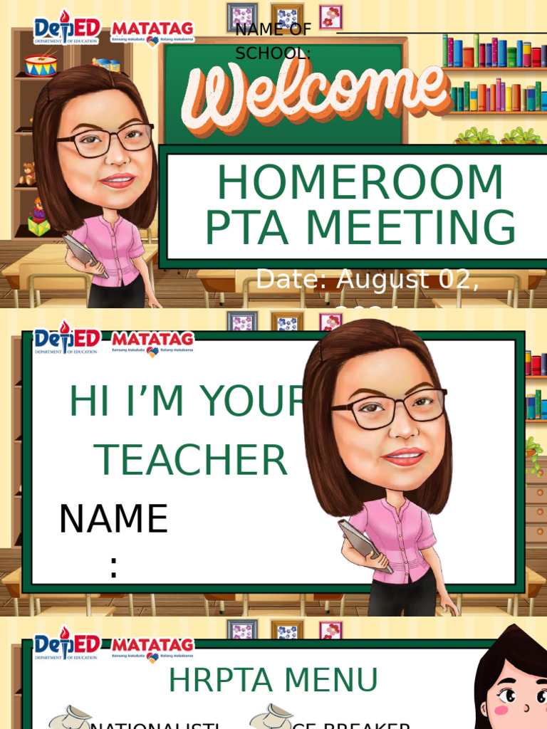 HomeRoom PTA Meeting | PDF
