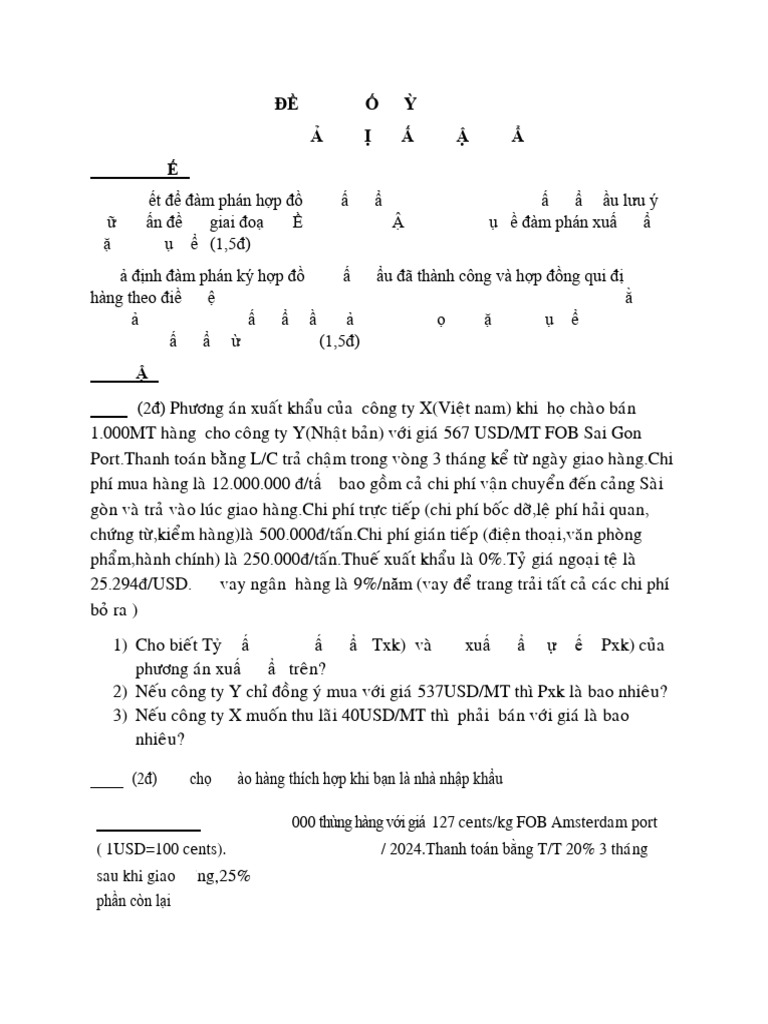 Đề Thi Cuối Kỳ.qtxnk.2024 | PDF