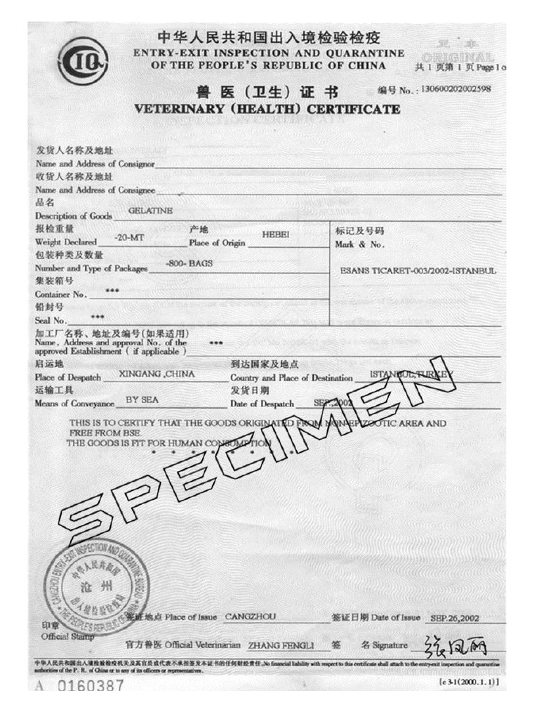 Certificado de Cuarentena | PDF