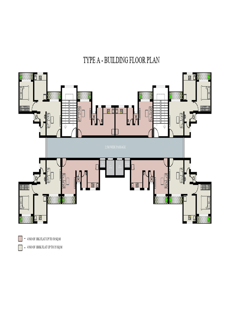 floor plan type a building | PDF