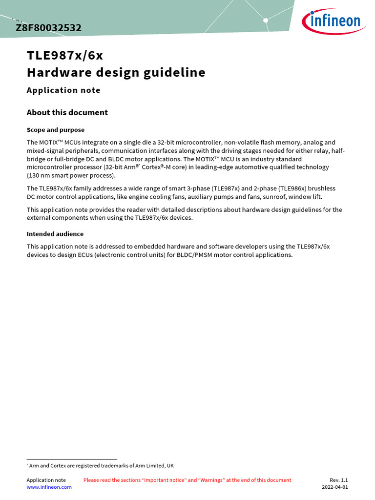 BLDC - PMSM Control Application Hardware Design Guidelines | PDF | Microcontroller | Analog To ...