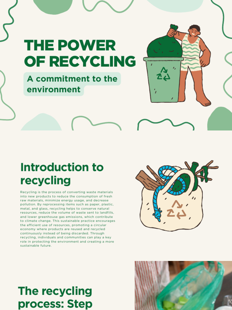 The Power and Process of Recycling | PDF | Recycling | Waste