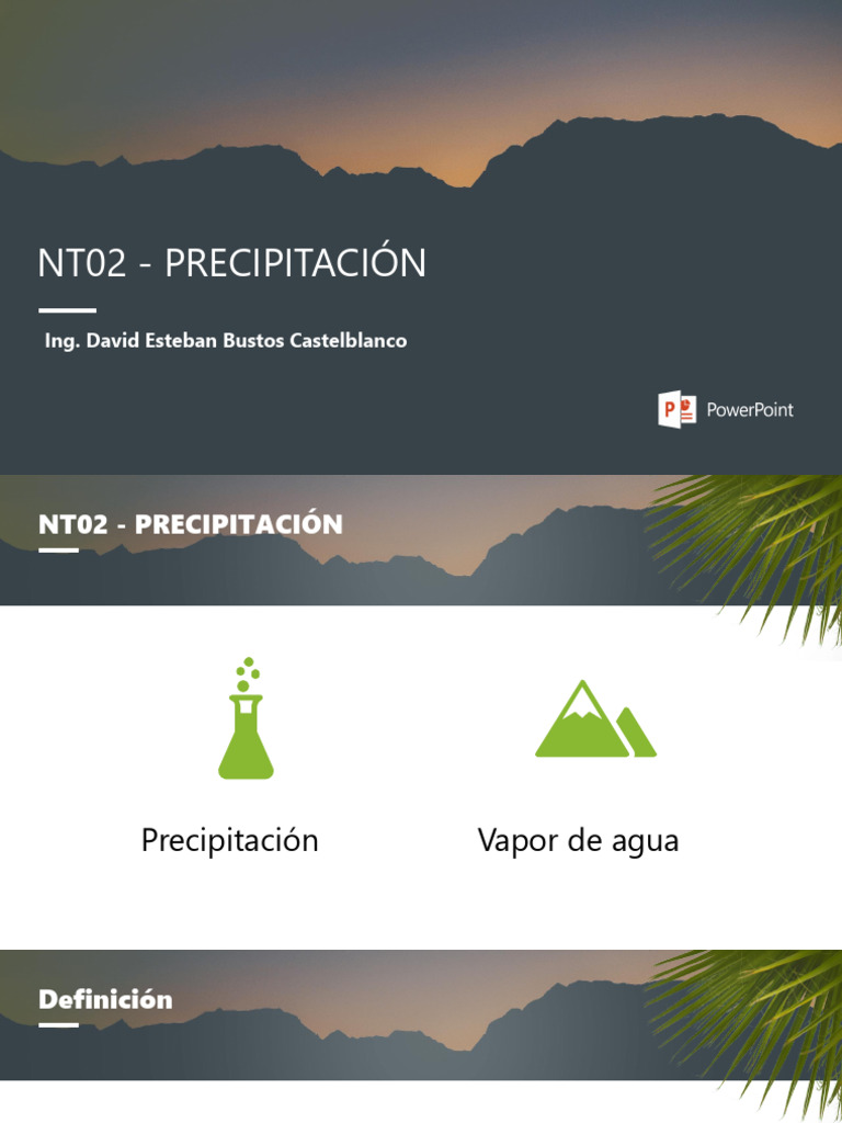 NT02 - Precipitación | PDF | Precipitación | Herida