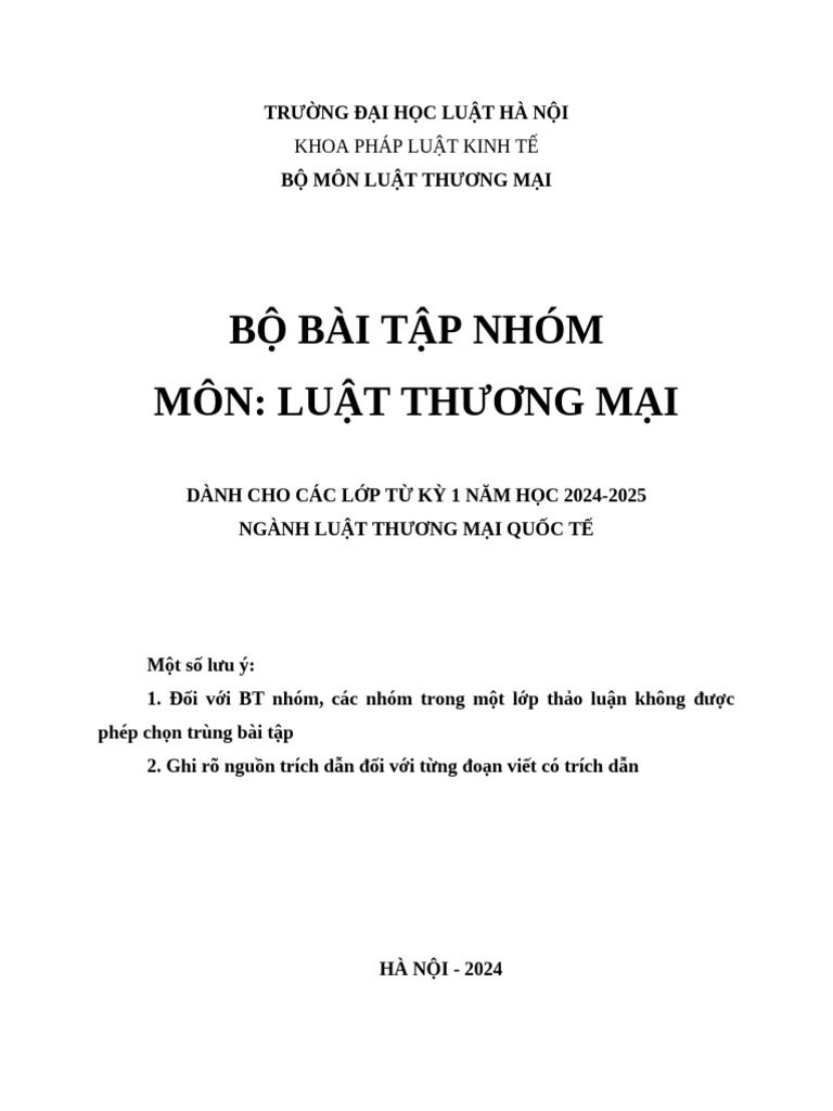 Bộ đề BTN LTM - LTMQT | PDF