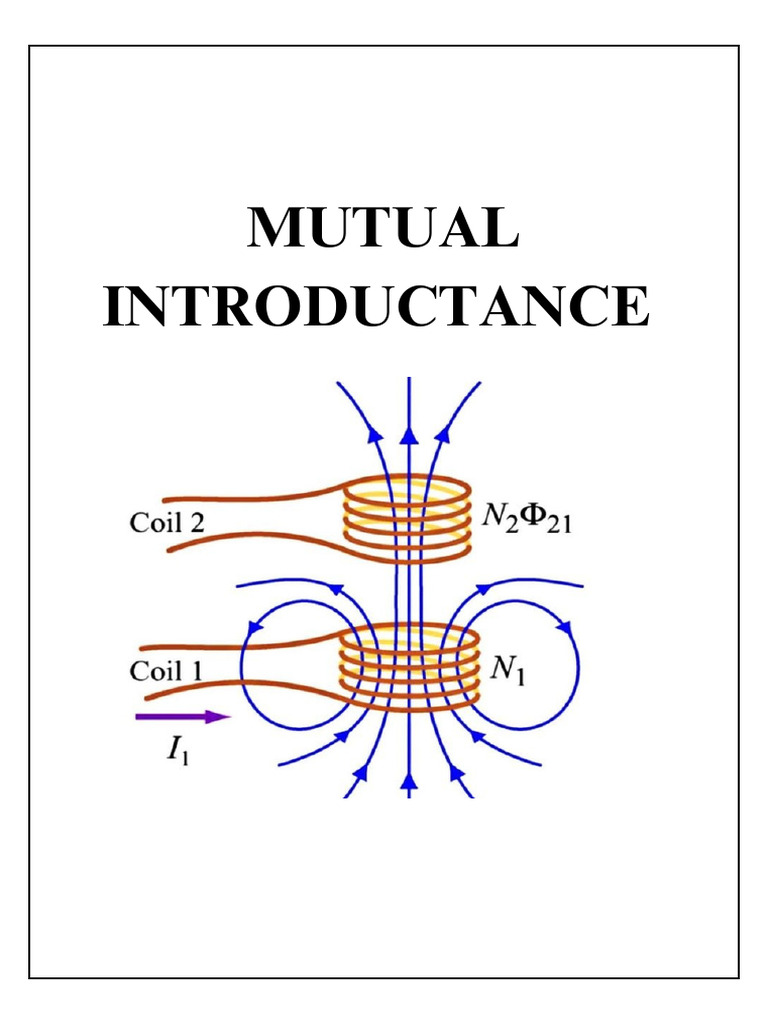 Understanding Mutual Inductance Concepts | PDF | Inductance | Inductor