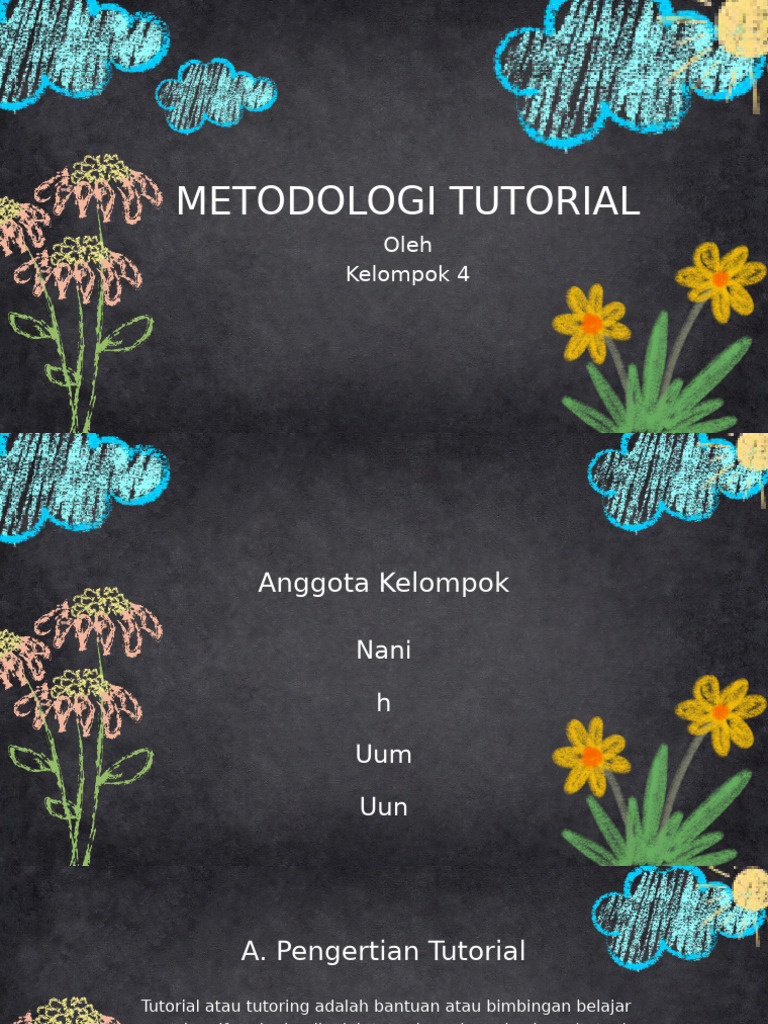 Metodologi Tutorial | PDF | Karier & Perkembangan | Pengembangan Diri