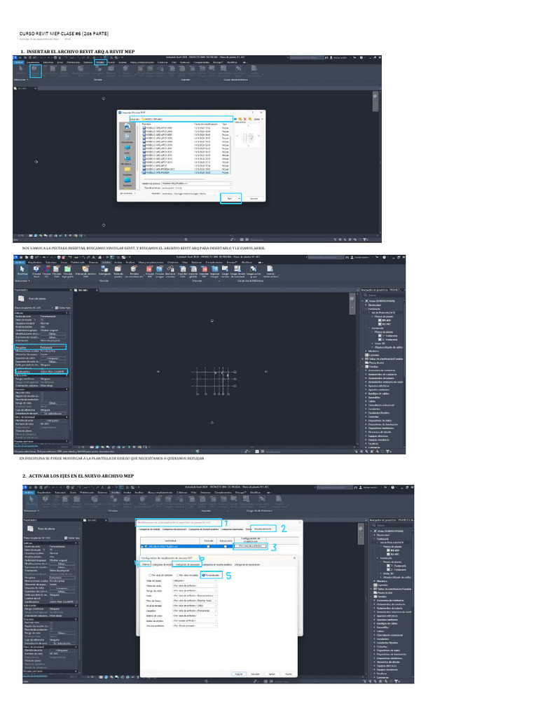 CURSO REVIT MEP CLASE 6 (2da PARTE) | PDF | Informática | Tecnología