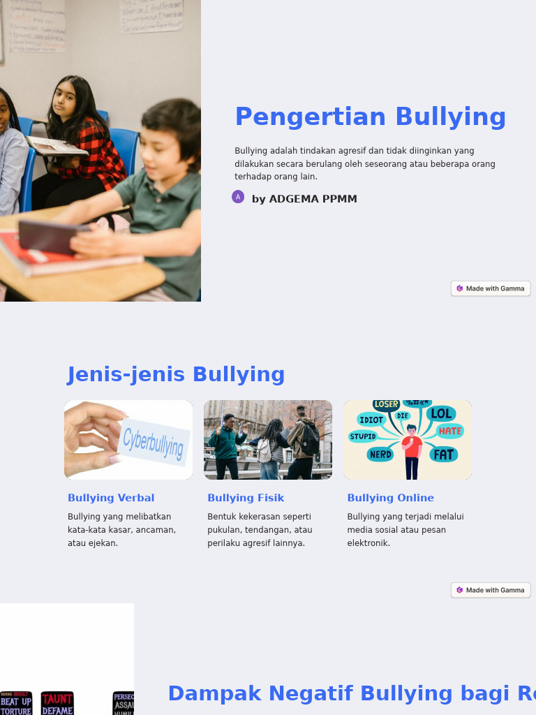 Pengertian Bullying | PDF | Pengembangan Diri