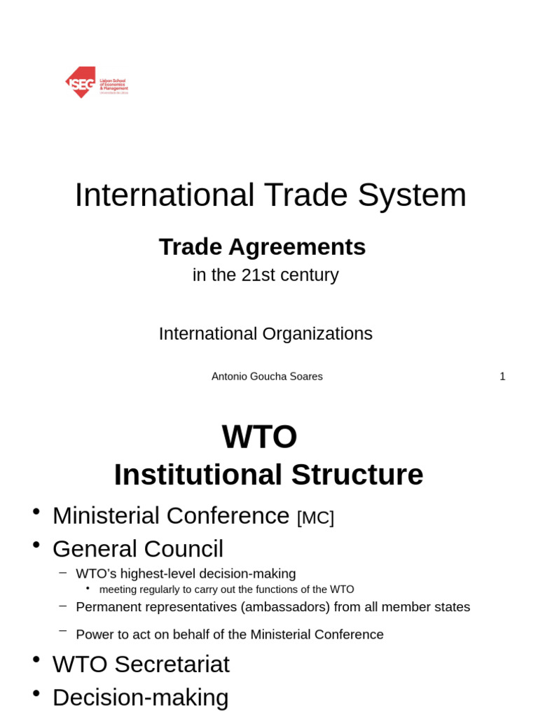13 - WTO-Trade Agreements | PDF | World Trade Organization | Trans Pacific Partnership