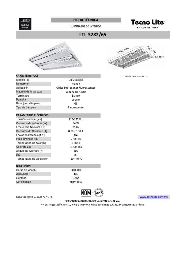 Ltl 3282 65 Ficha Tecnica | PDF