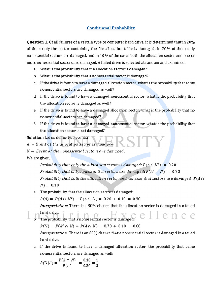 additinal problems | PDF | Sensitivity And Specificity