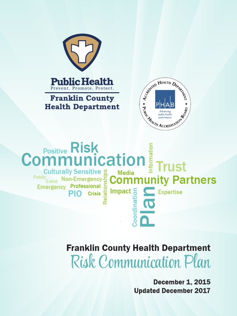Franklin County Health Risk Communication Plan | PDF | Emergency ...