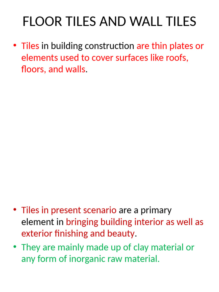 Floor Tiles (BT) | PDF | Tile | Porcelain