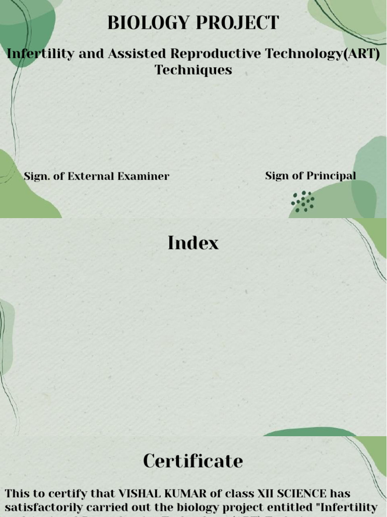 Slidesgo Advancements in Assisted Reproductive Technology A ...