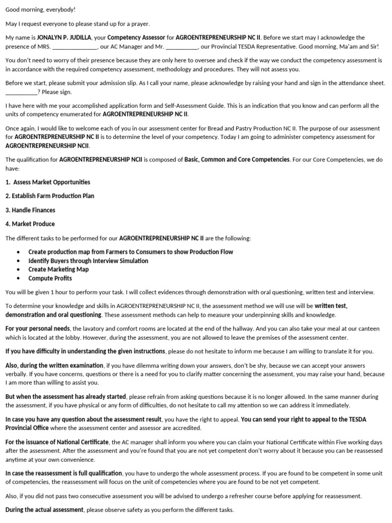 Assessor-Script | PDF