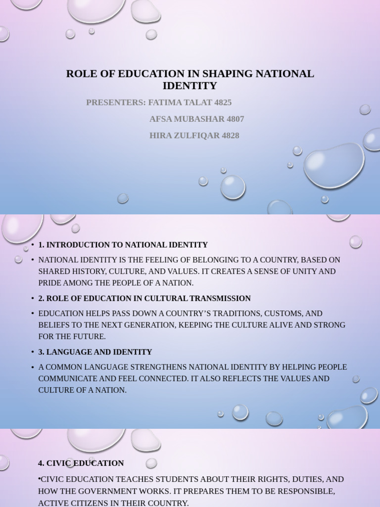 Education's Impact on National Identity | PDF | Liberal Arts Education ...