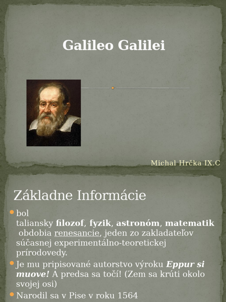 Galileo Galilei | PDF