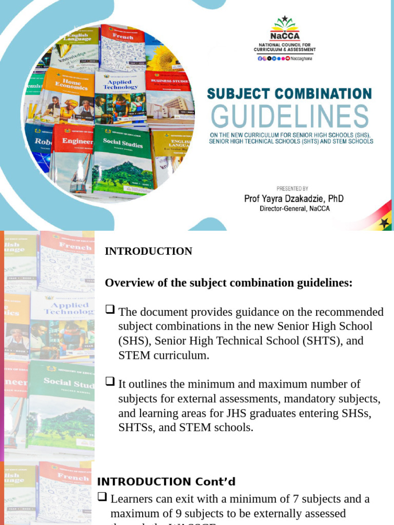 Subject Combinations PPT - Final | PDF | Science | Mathematics