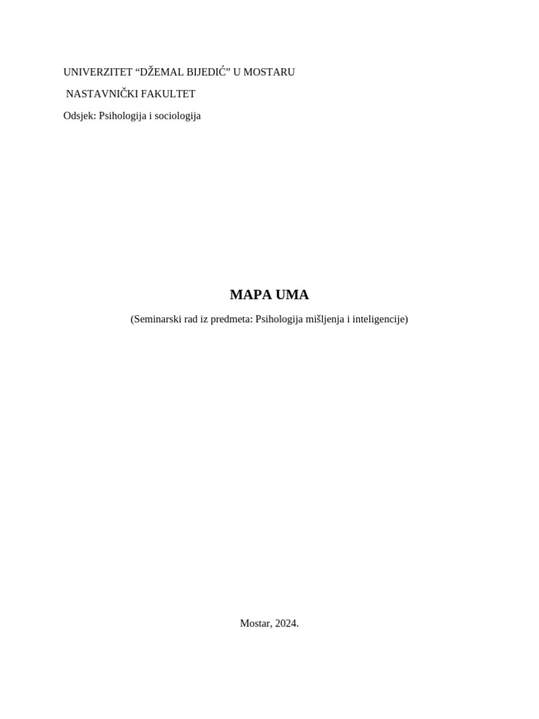 Mapa Uma Emina 1 | PDF