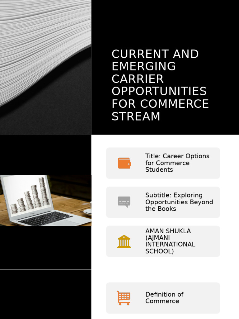 Carrier Options for Commerce | PDF | Entrepreneurship | Accounting