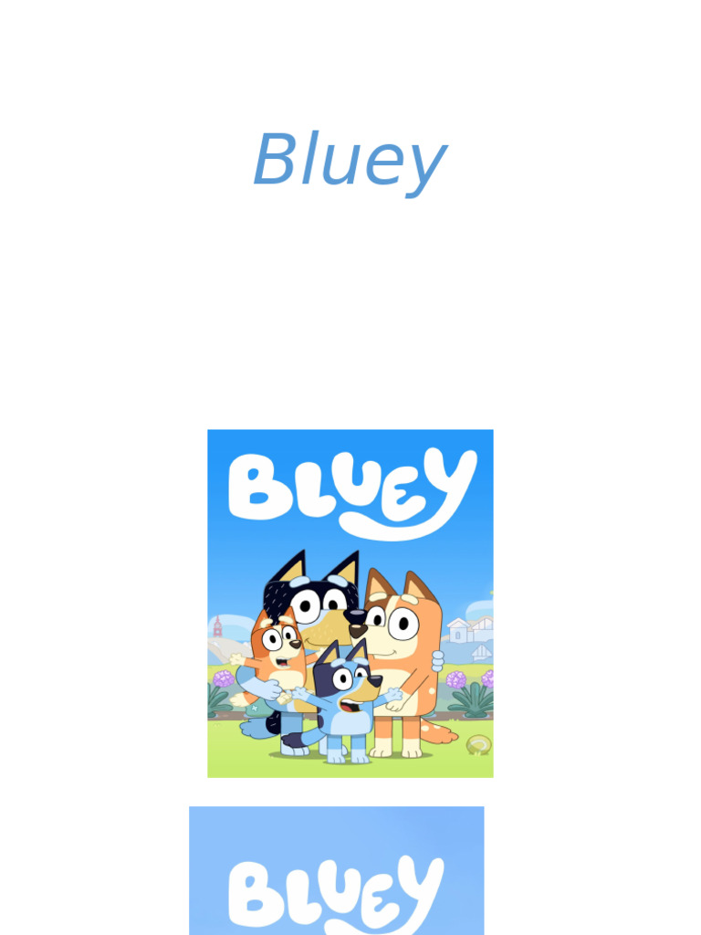 imagenes de Bluey | PDF