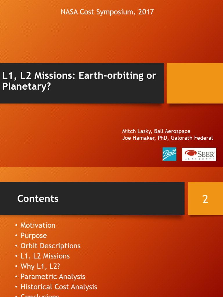 66 Cost Effects of Destination On Space Mission Cost v6 | PDF | Space ...