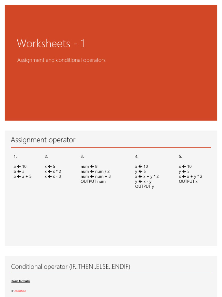 Assignment Conditional Part1 (a) | PDF