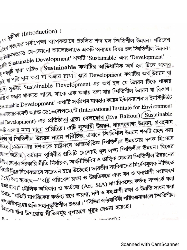 Sustainable Dev_Beng | PDF