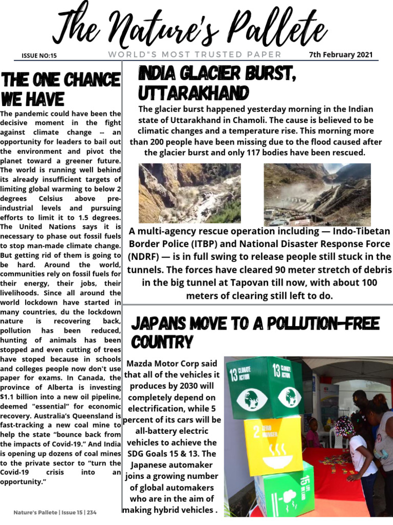 The Nature's Palette | PDF | Climate Change | Physical Geography