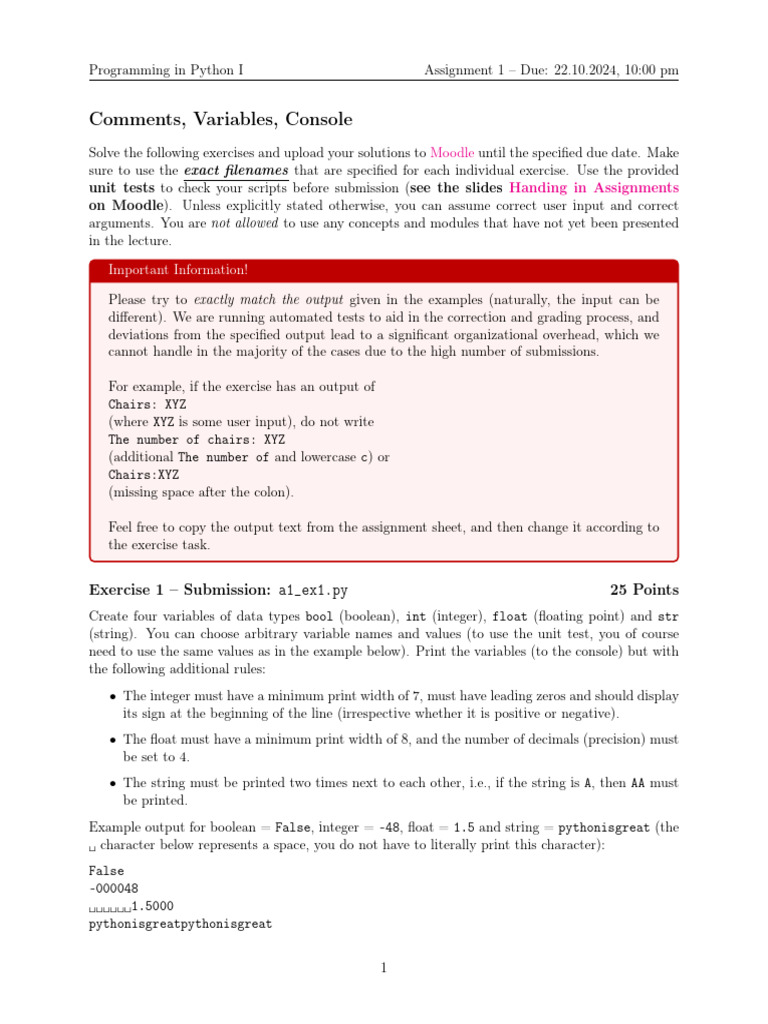 Comments, Variables, Console: Exact Filenames | PDF | Parameter (Computer Programming ...