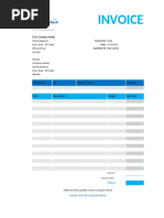 Ambulance Service Invoice: Company Name | PDF