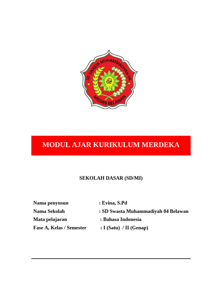 Cover Modul Ajar Kurikulum Merdeka | PDF
