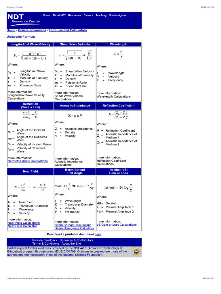 Ultrasonic Formula 1 | PDF | Waves | Decibel