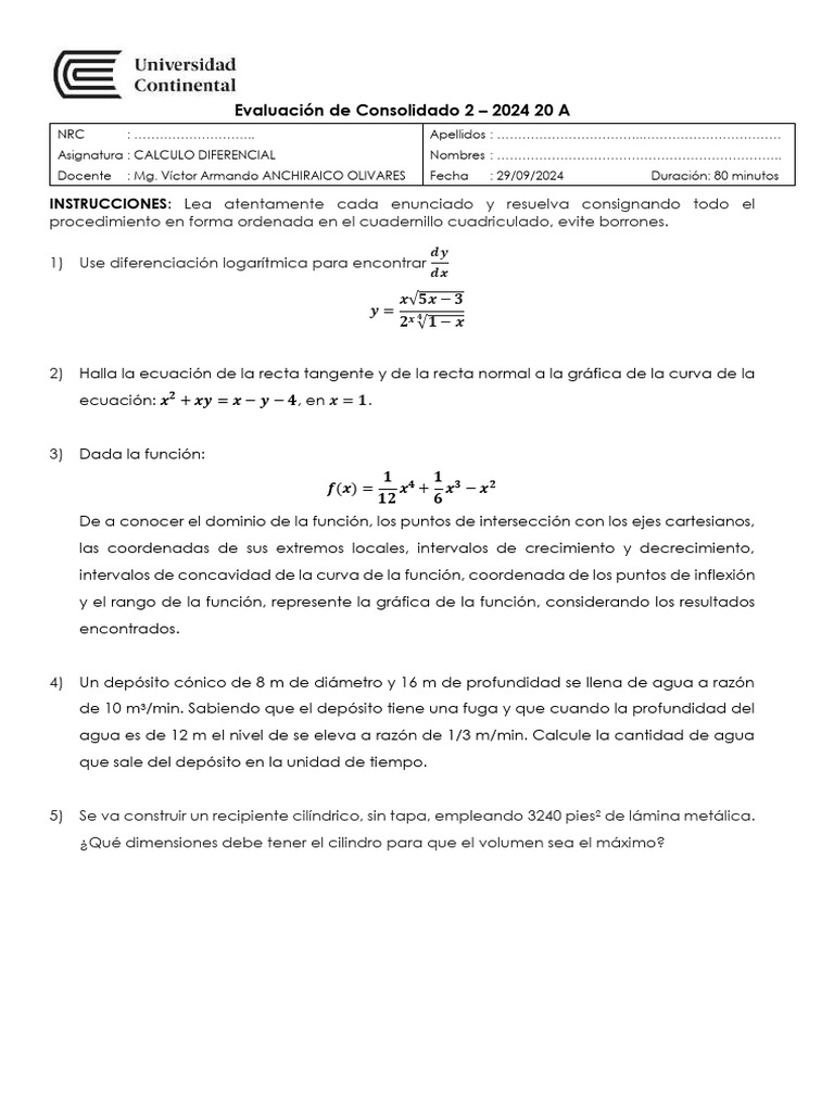 Solucionario EC2A-2024 20 - Bloque A | PDF | Métodos y materiales de ...