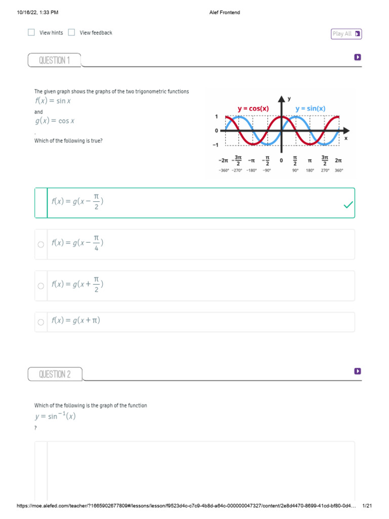 Radian Angles and Trigonometric Functions | PDF | Trigonometry ...