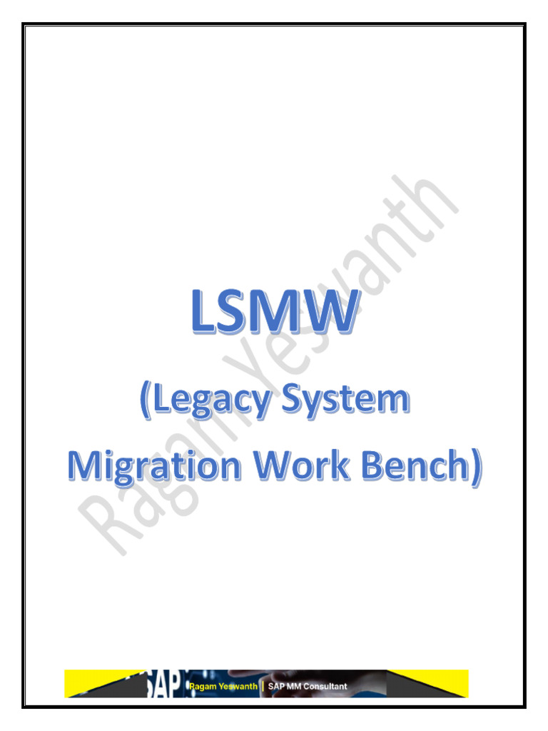 LSMW 1722355773 | PDF | Computer Architecture | Software Engineering