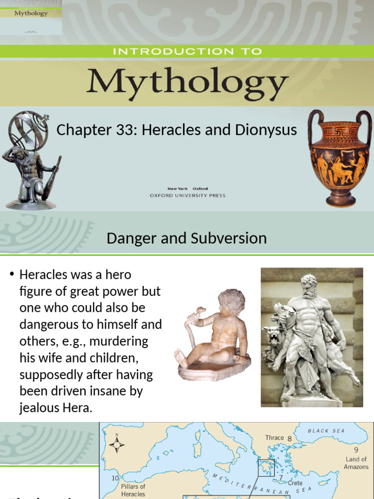 Thury 33 - Greece Heracles and Dionysus - Student | PDF | Hera | Greek Mythology