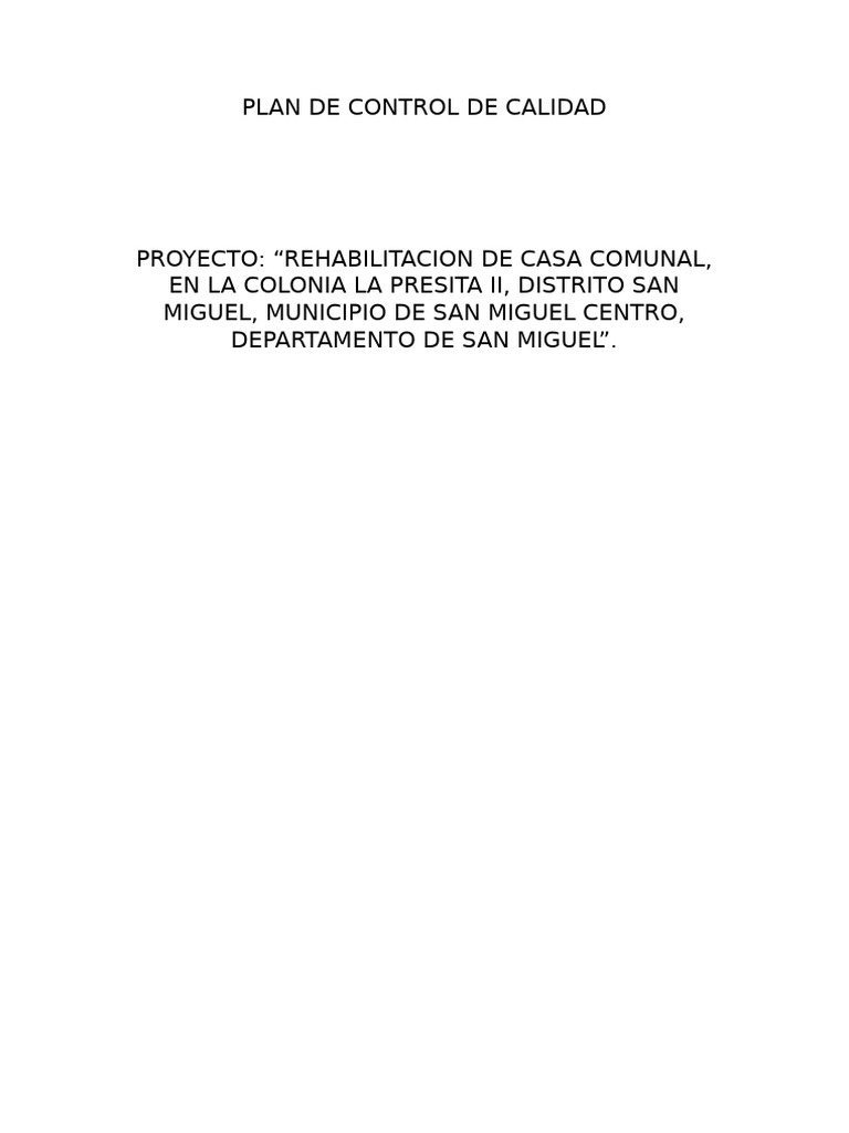 Control de Calidad en Construcción | PDF | Hormigón