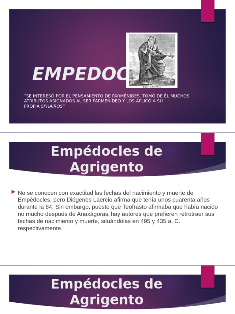 Empedocles | PDF
